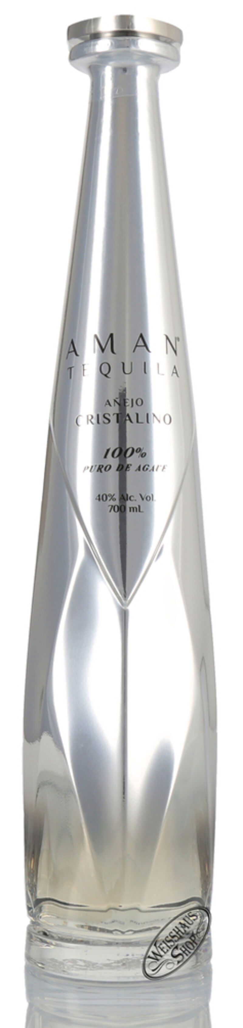 Aman Tequila Anejo Cristalino 40% vol. 0,70l | Weisshaus Shop