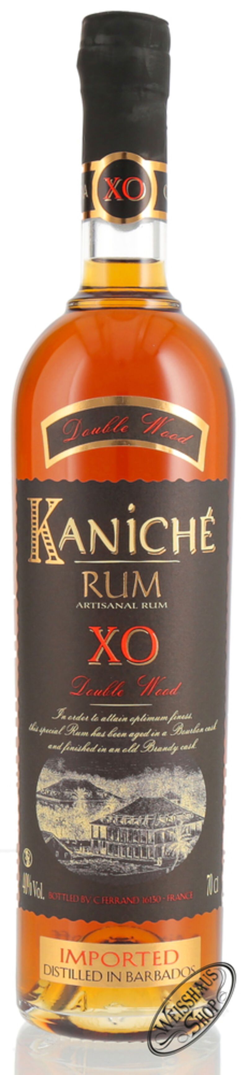 Kaniché XO Double Wood Rum 40% vol. 0,70l | Weisshaus Shop