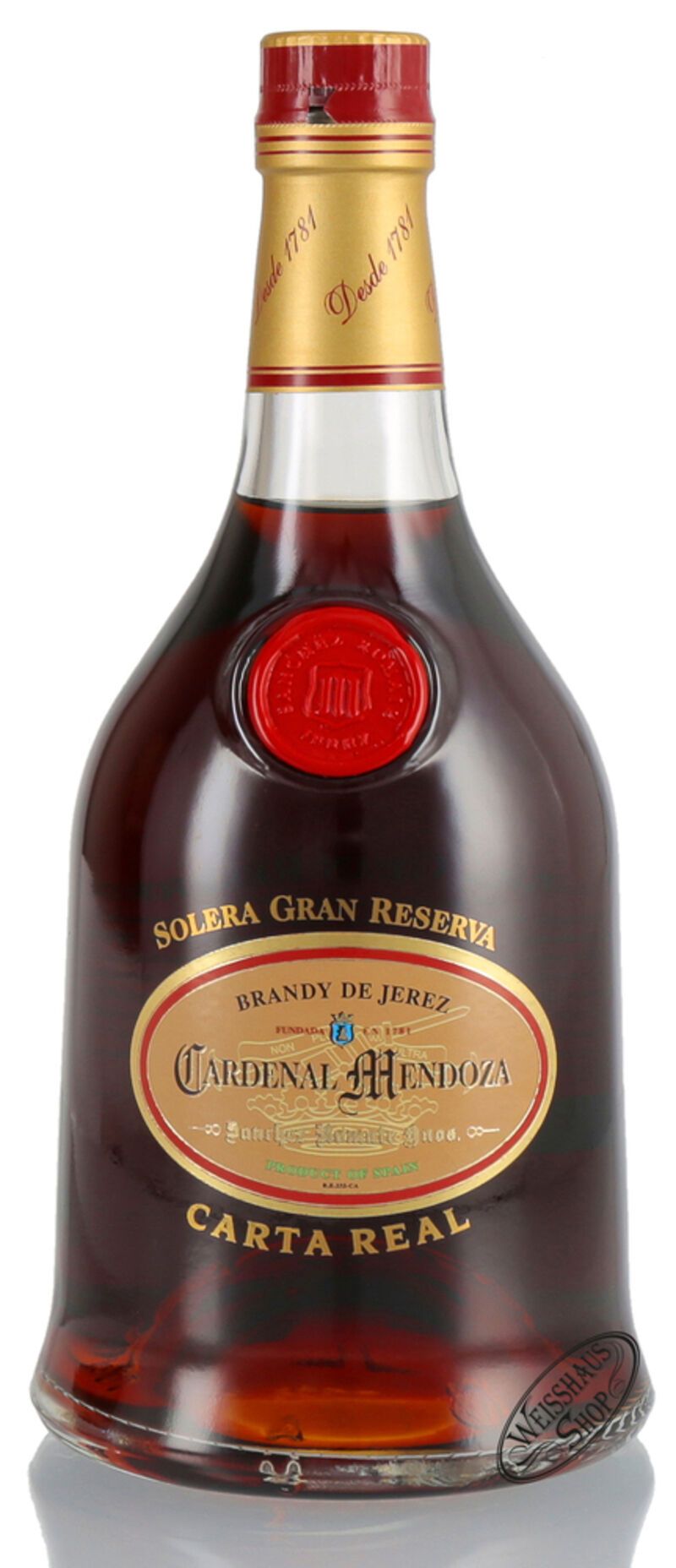 Cardenal Mendoza Carta Real Brandy 40% vol. 0,70l | Weisshaus Shop