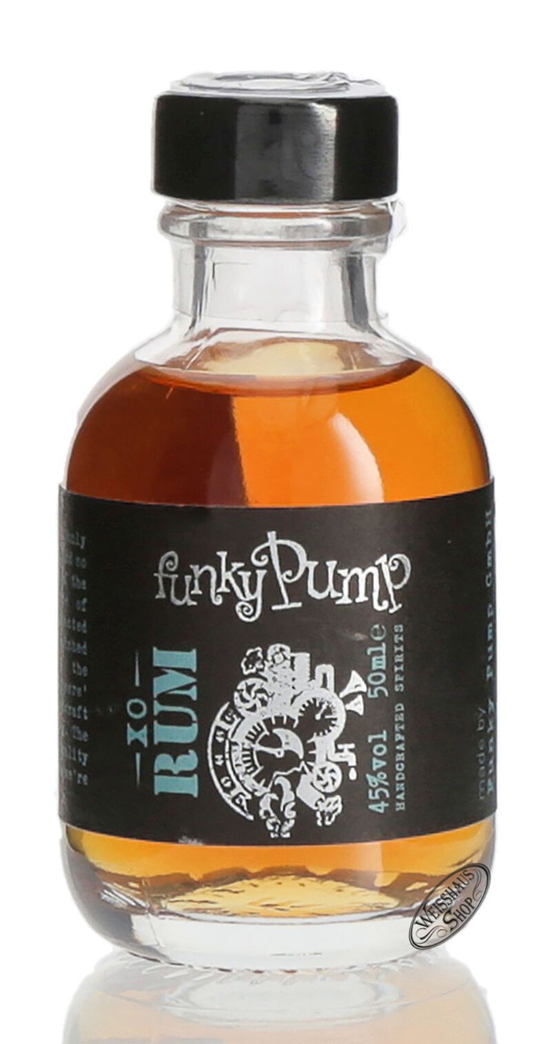 Funky Pump Barbados XO Rum 45% vol. 0,05l Miniatur | Weisshaus Shop
