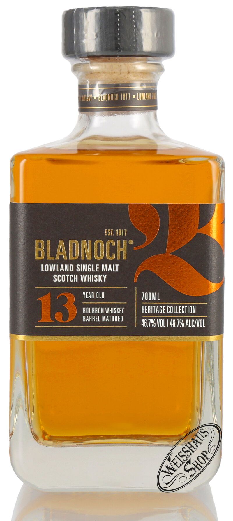 Bladnoch 13 YO Lowland Single Malt Whisky 46,7% vol. 0,70l | Weisshaus Shop