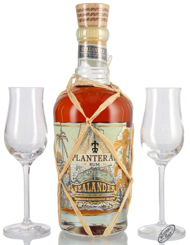 Planteray Sealander Rum Geschenk-Set 40% vol. 0,70l | Weisshaus Shop