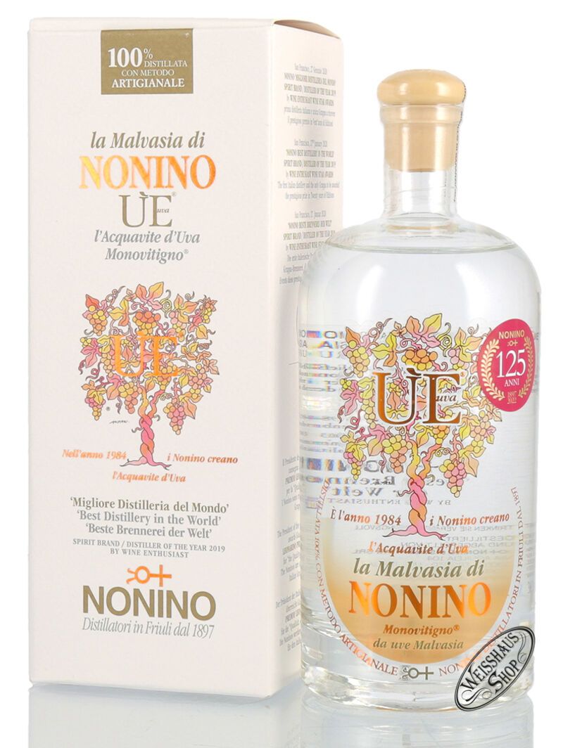 Nonino Grappa ÙE Di Malvasia Monovitigno 38% vol. 0,50l | Weisshaus Shop