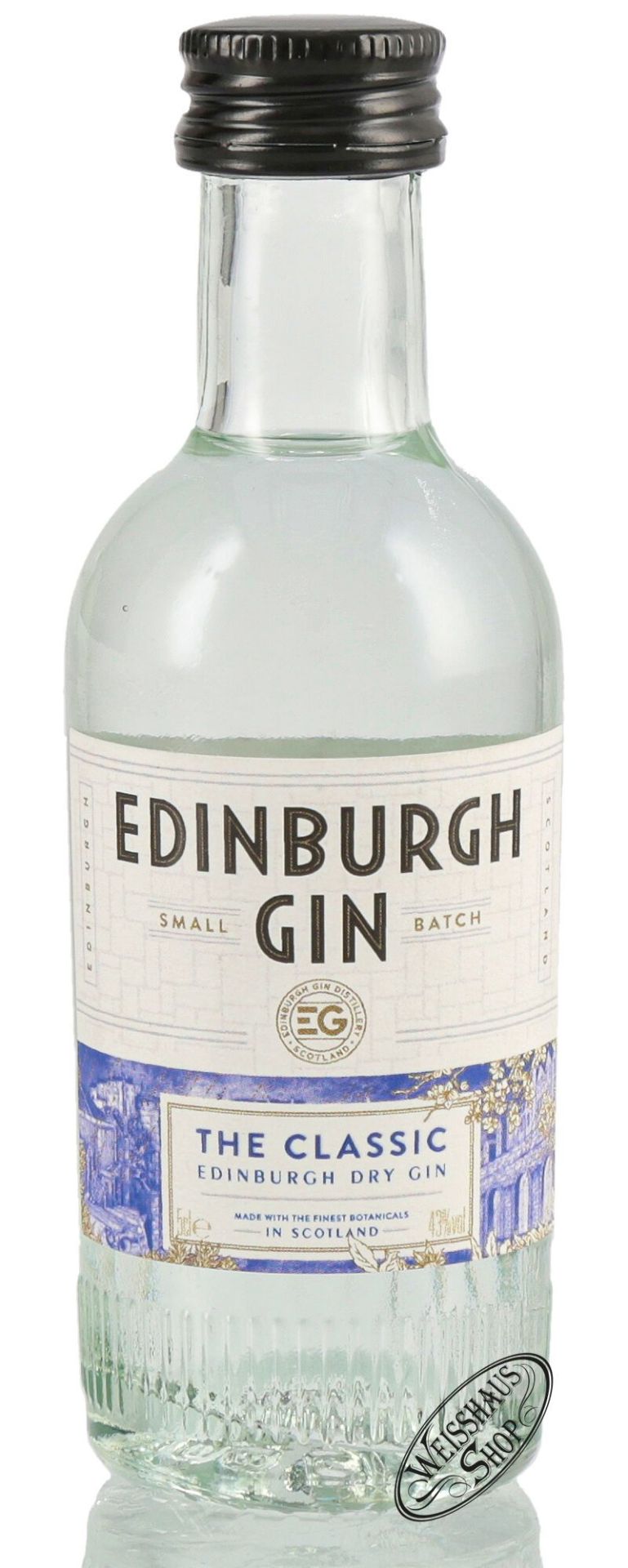 Edinburgh Classic Gin 43% vol. 0,05l Miniatur | Weisshaus Shop
