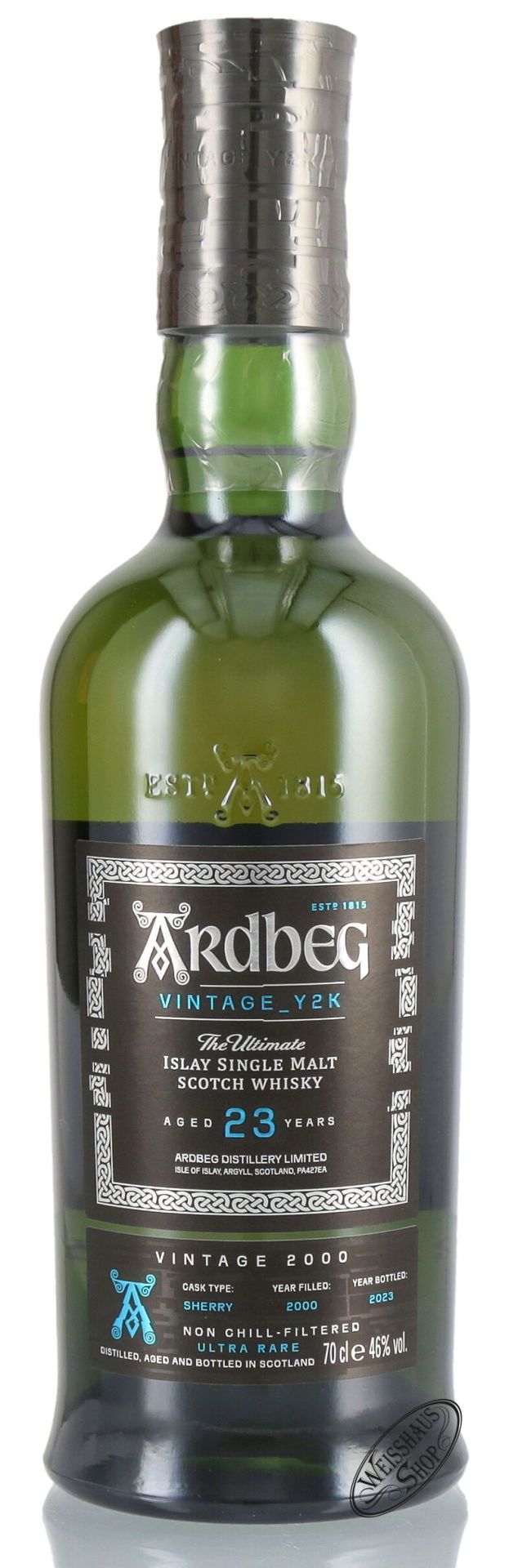 Ardbeg Vintage Y2K 23 YO Islay Whisky 46% vol. 0,70l | Weisshaus Shop