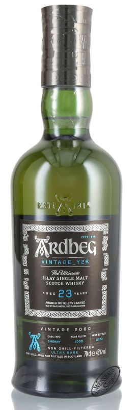Ardbeg Vintage Y2K 23 YO Islay Whisky 46% vol. 0,70l | Weisshaus Shop