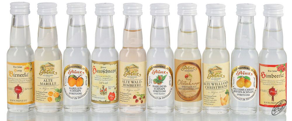 Prinz Genusspaket - Alles Schnaps 38,5% vol. 10 x 0,02l | Weisshaus Shop