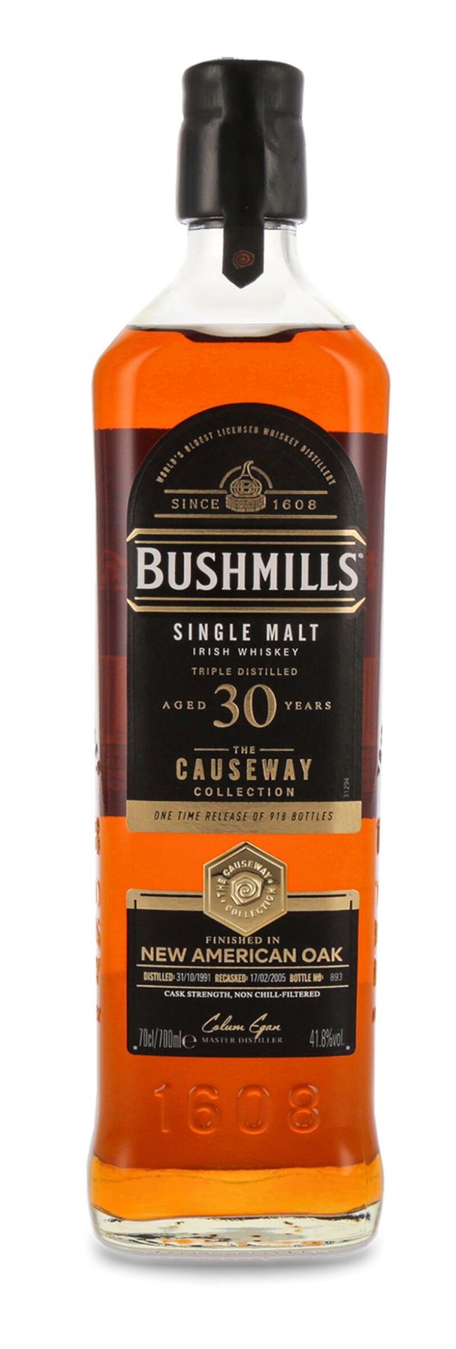 Bushmills Causeway Collection 30 YO Irish Whiskey 41,8% vol. 0,70l ...