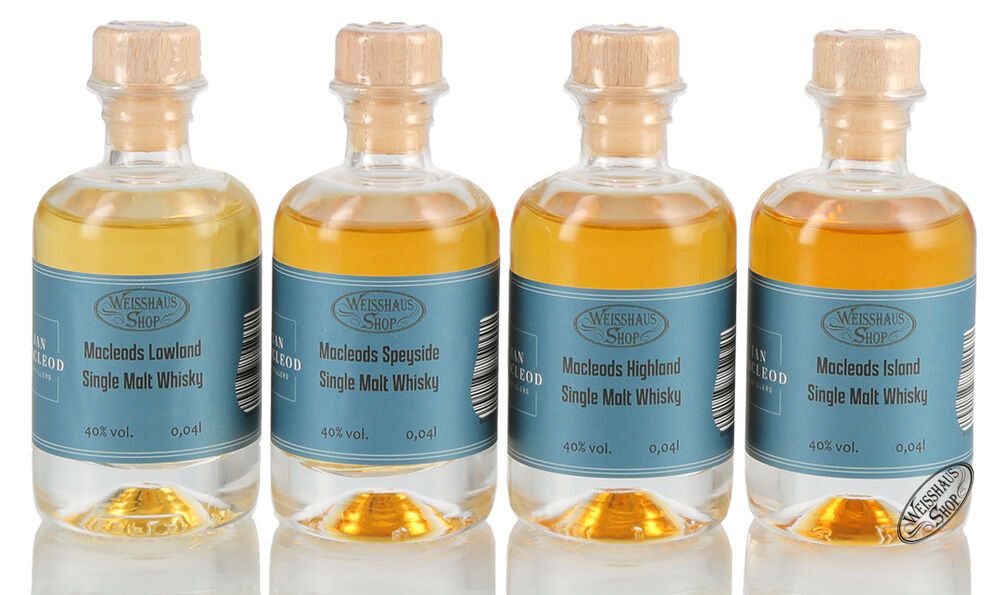 Taste and Match - Macleods Whisky 4 x 0,04l Weisshaus Sample Set | Weisshaus Shop