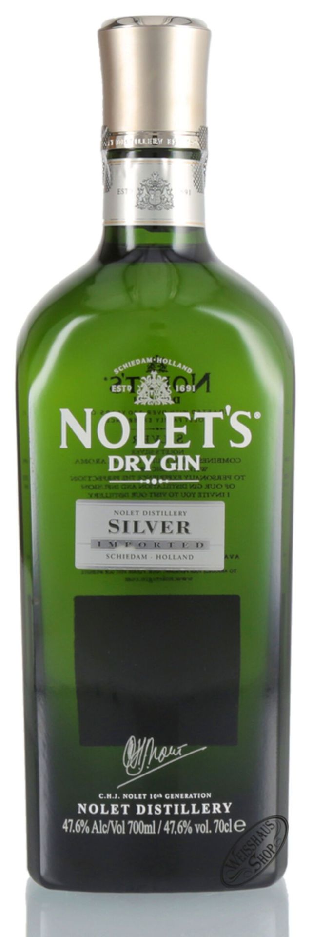 Nolet's Dry Gin Silver 47,6% vol. 0,70l | Weisshaus Shop