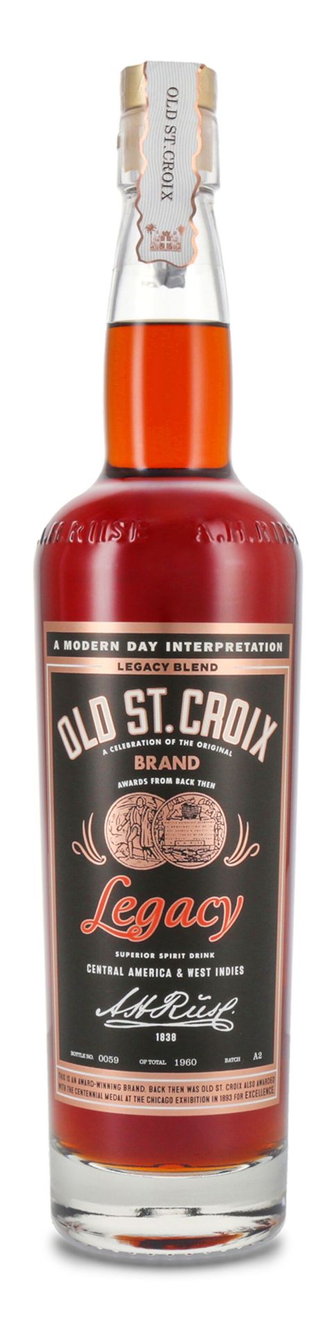 Old St. Croix XO Legacy Blend 42% vol. 0,70l | Weisshaus Shop