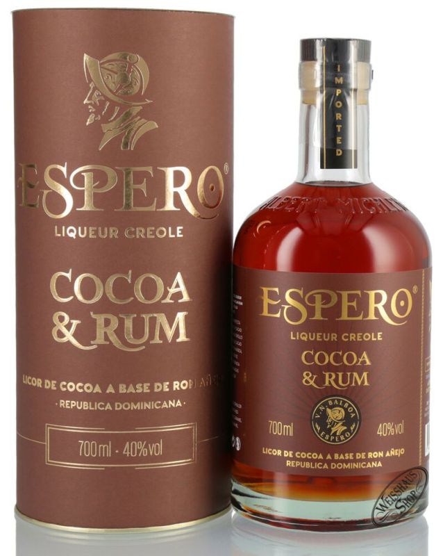 Espero Cocoa & Rum Liqueur 40% vol. 0,70l | Weisshaus Shop