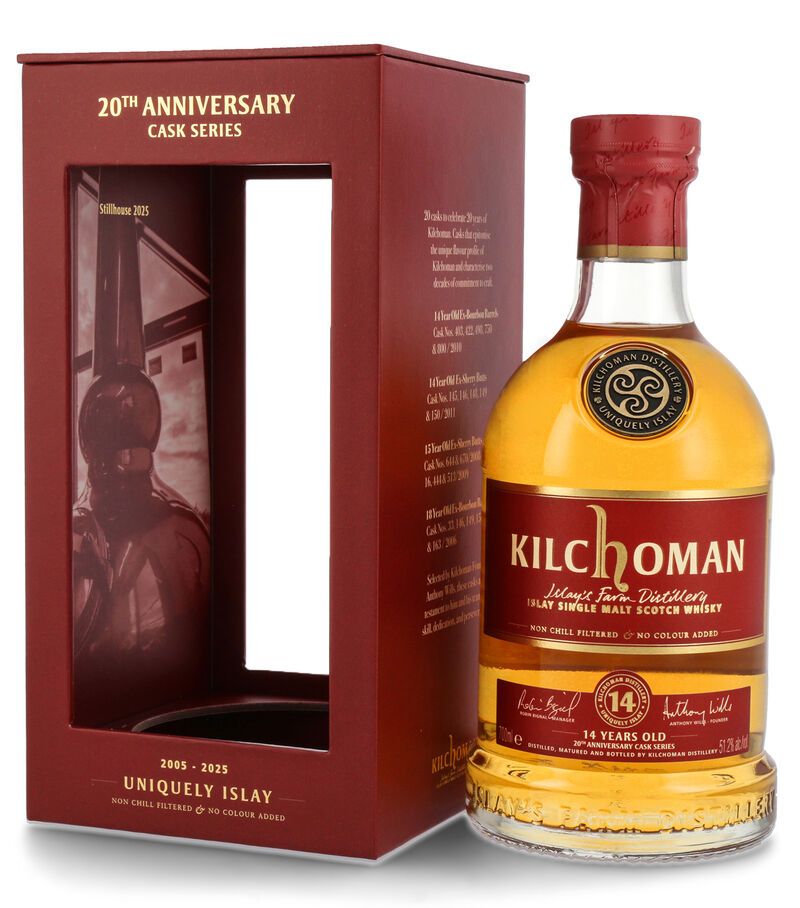Kilchoman 14 YO Ex-Bourbon Islay Whisky 51,2% vol. 0,70l | Weisshaus Shop