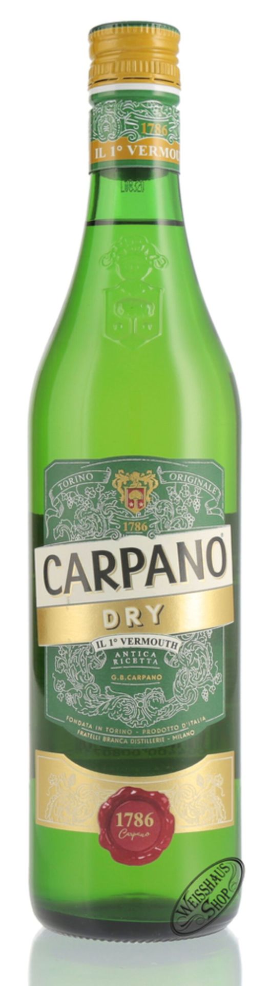 Carpano Dry Vermouth 18% vol. 0,75l | Weisshaus Shop