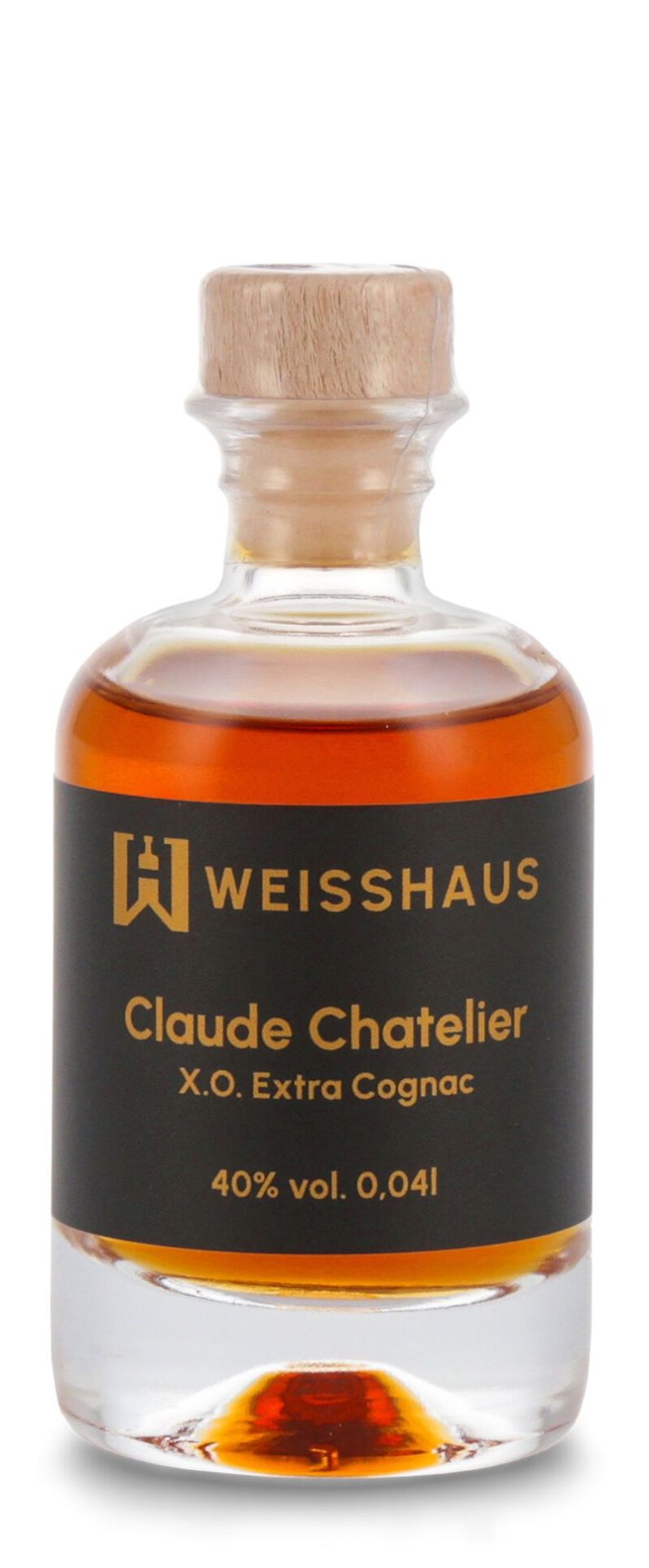 Claude Chatelier X.O. Extra Cognac 40% vol. 0,04l Weisshaus Samples ...
