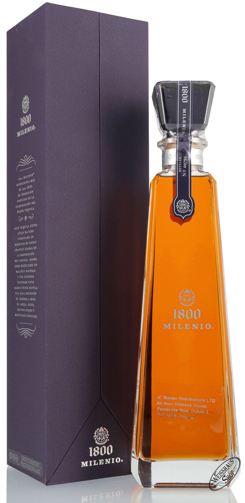 1800 Milenio Extra Anejo Tequila Jose Cuervo 38% vol. 0,70l | Weisshaus Shop