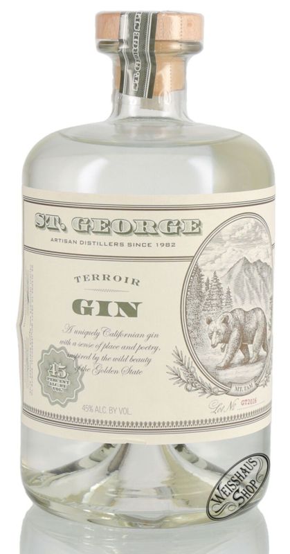 St. George Terroir Gin 45% vol. 0,70l | Weisshaus Shop