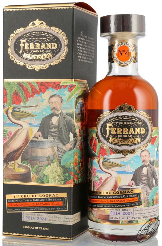 Ferrand Renegade Barrel No. 4 Cognac 46,2% vol. 0,70l | Weisshaus Shop