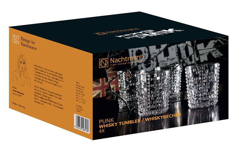 Nachtmann Punk Whisky/Rum Tumbler Set 4 Gläser | Weisshaus Shop