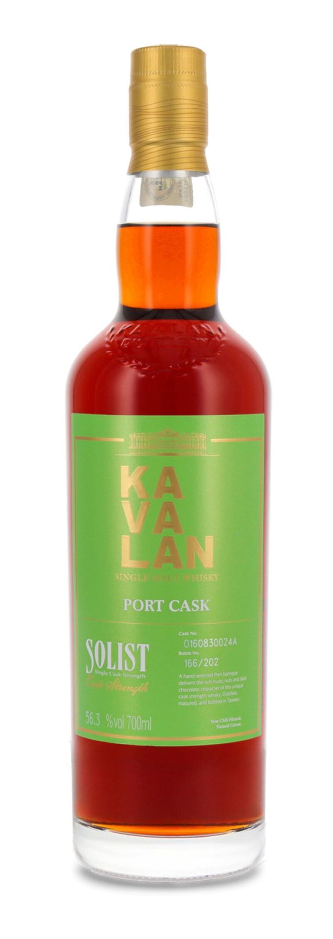 Kavalan Solist Port Cask Whisky 56,3% vol. 0,70l | Weisshaus Shop