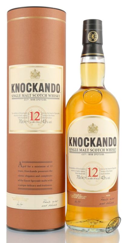 Knockando 12 YO Single Malt Whisky 43% vol. 0,70l | Weisshaus Shop