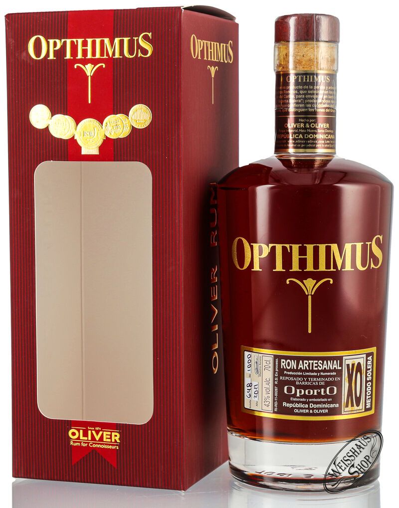 Opthimus XO Oporto Rum 43% vol. 0,70l | Weisshaus Shop