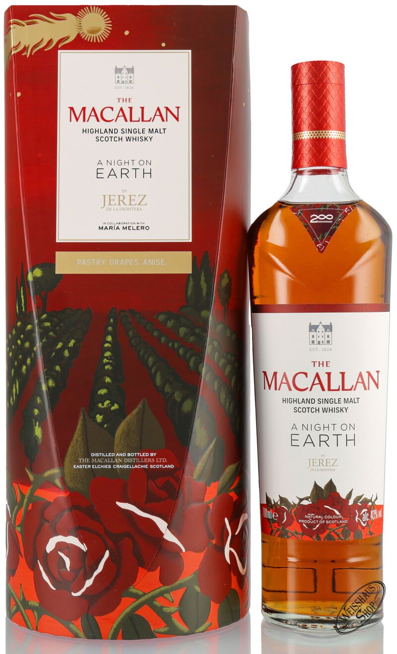 Macallan A Night on Earth Jerez Whisky 43% vol. 0,70l | Weisshaus Shop