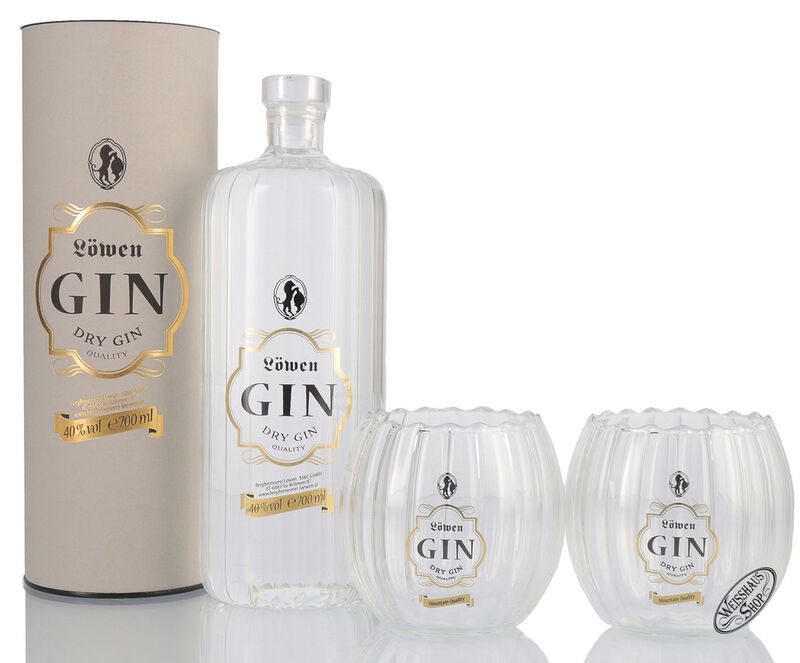 Bergbrennerei Löwen Gin Set Regalo 40% vol. 0,70l | Weisshaus Shop