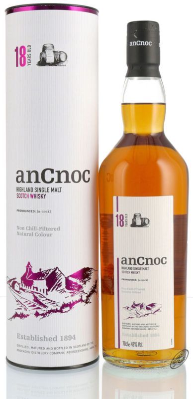 AnCnoc 12 YO Highland Single Malt Whisky 40% vol. 0,70l | Weisshaus Shop