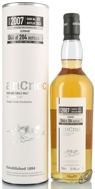 AnCnoc 12 YO Highland Single Malt Whisky 40% vol. 0,70l | Weisshaus Shop
