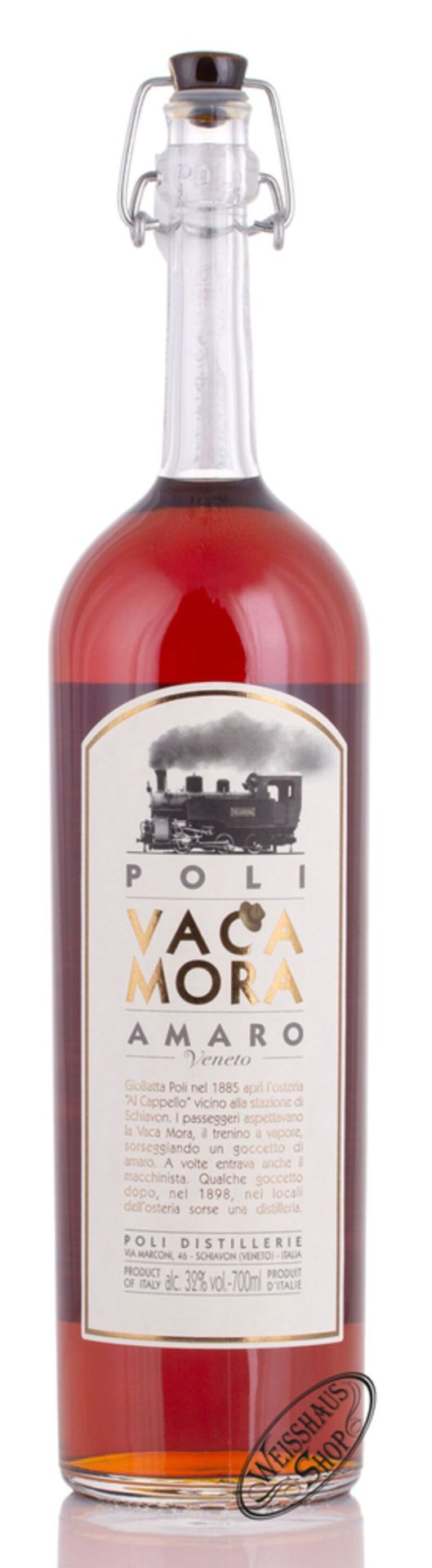 Poli Vaca Mora Amaro Likör 32% vol. 0,70l | Weisshaus Shop