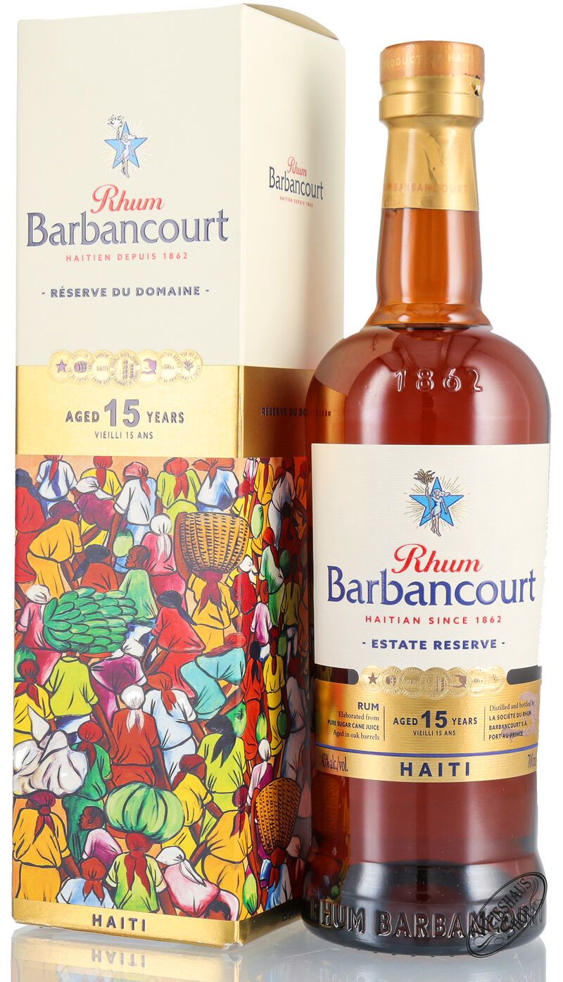 Barbancourt Estate 15 YO Réserve Rhum 43% vol. 0,70l | Weisshaus Shop