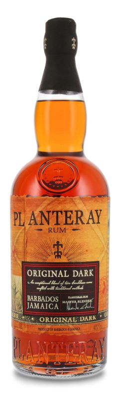 Planteray Original Dark Barbados & Jamaica Rum 40% vol. 0,70l ...