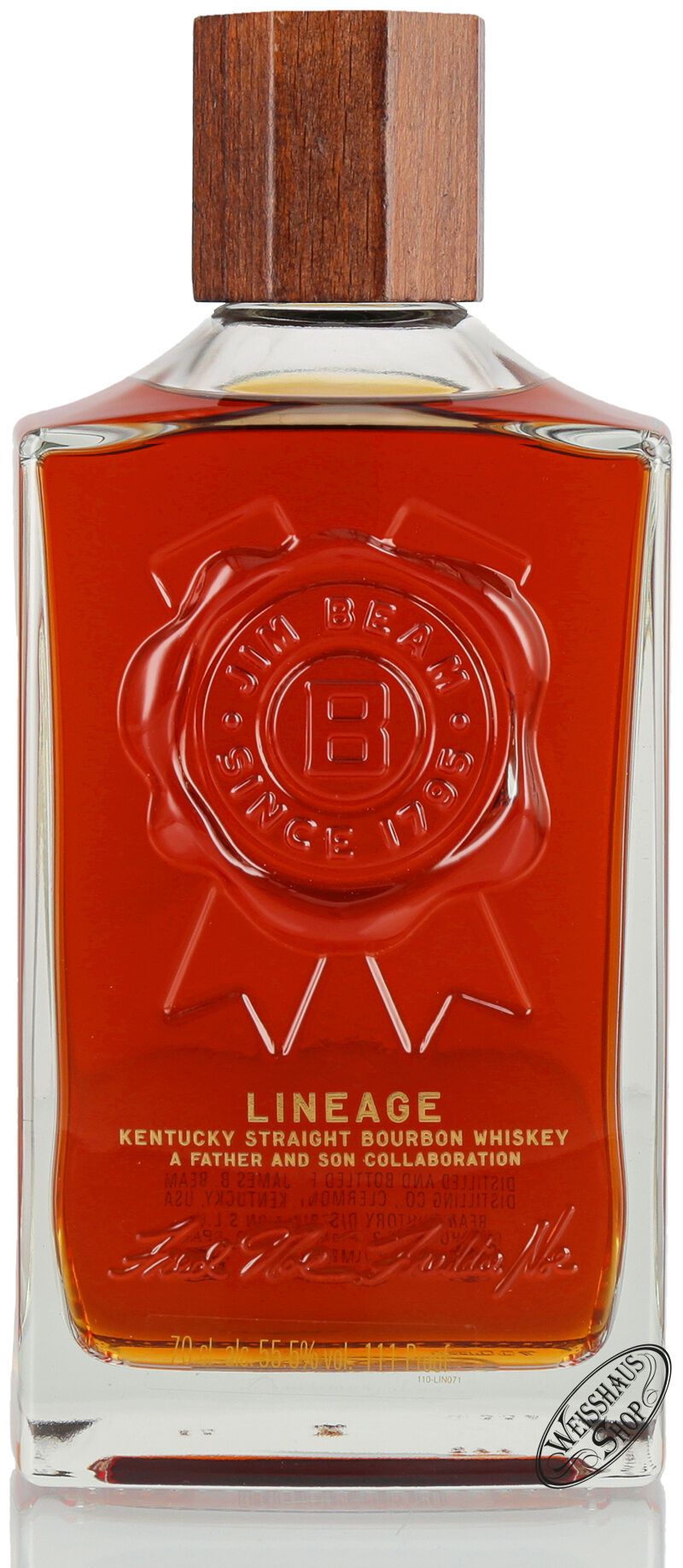 Jim Beam 15 YO Lineage Limited Batch Release Whiskey 55,5% vol. 0,70l ...